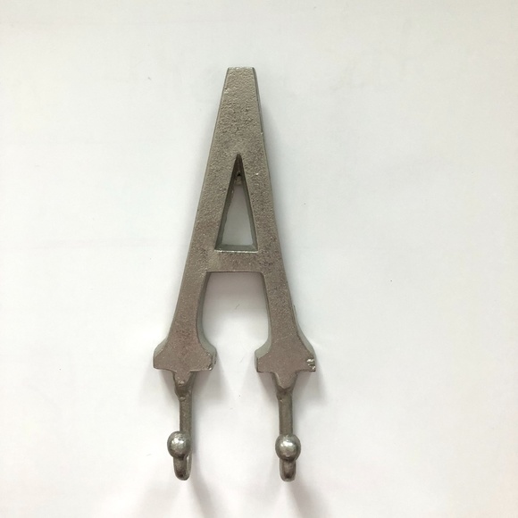 Accents | Silver Metal Letter A Wall Hook | Poshmark